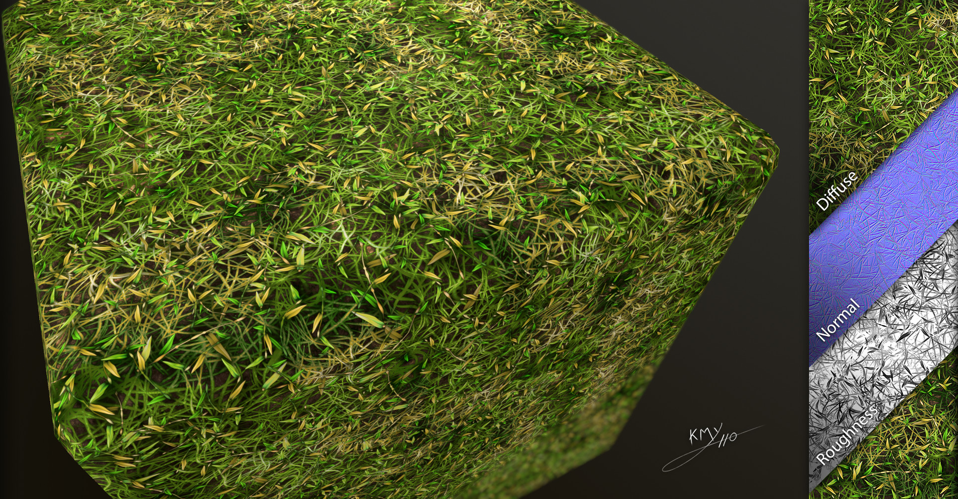 ArtStation - Grass material_Substance Designer