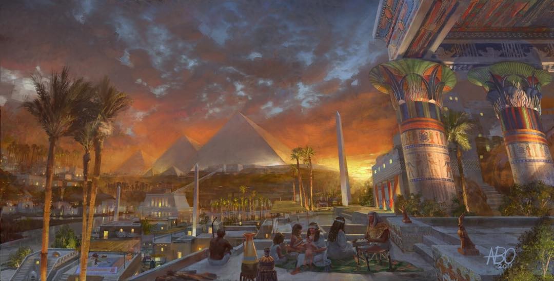 ArtStation - Ancient Egypt - Sunset