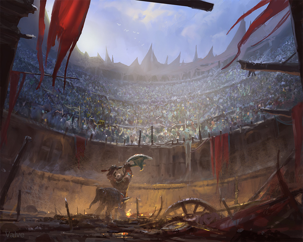 Omexe Arena by Dimitar Marinski : r/ImaginaryLandscapes