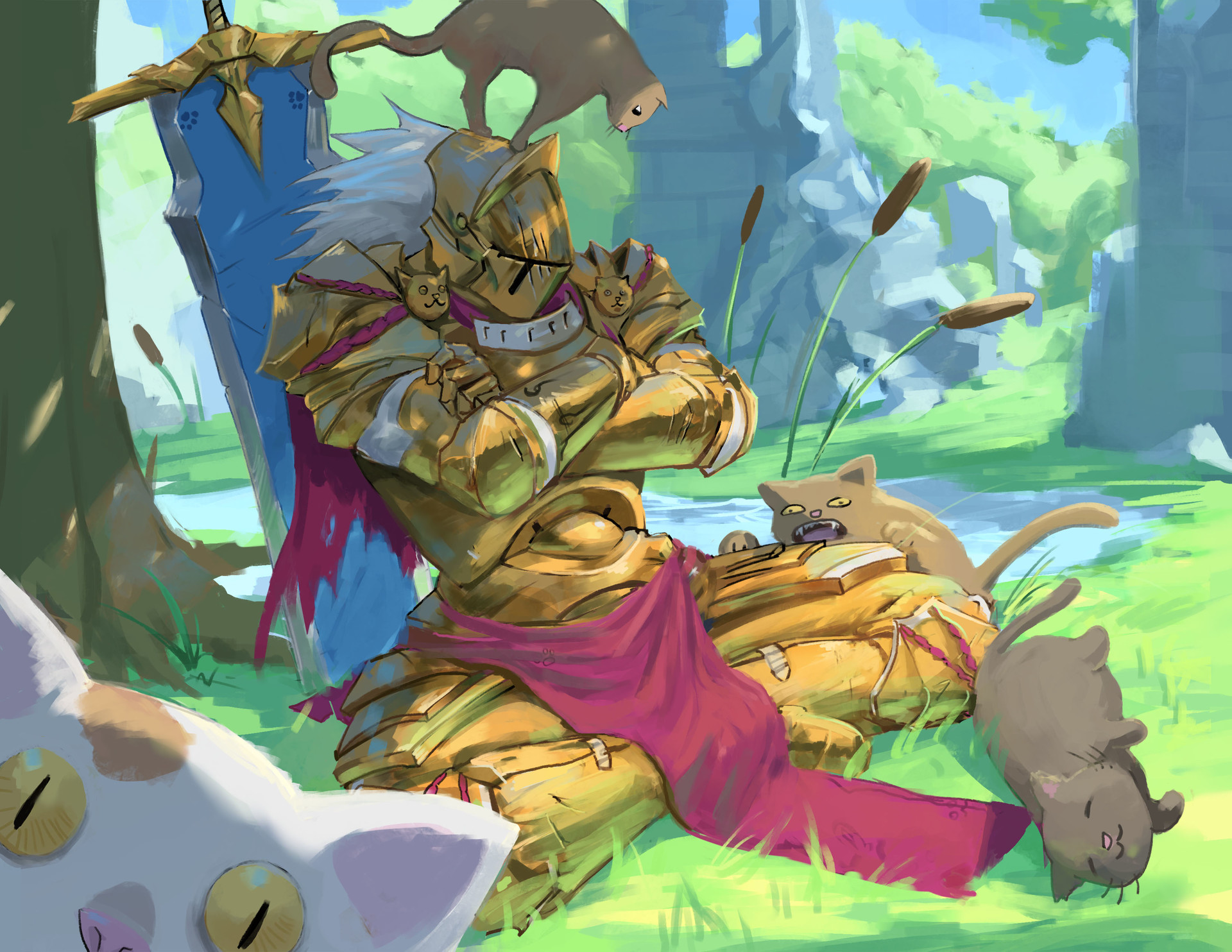 ArtStation - Cat Knight
