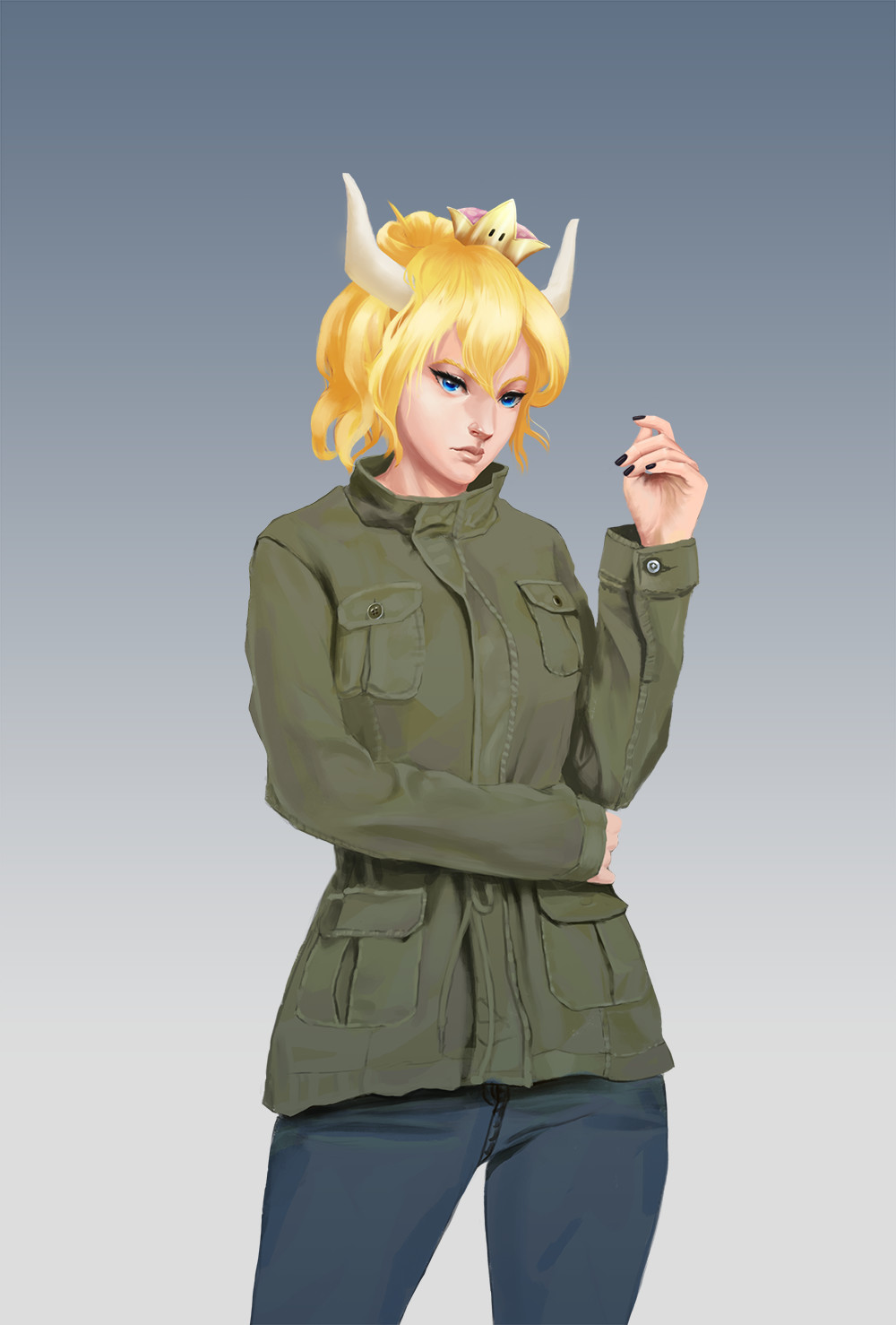 ArtStation - Casual Bowsette