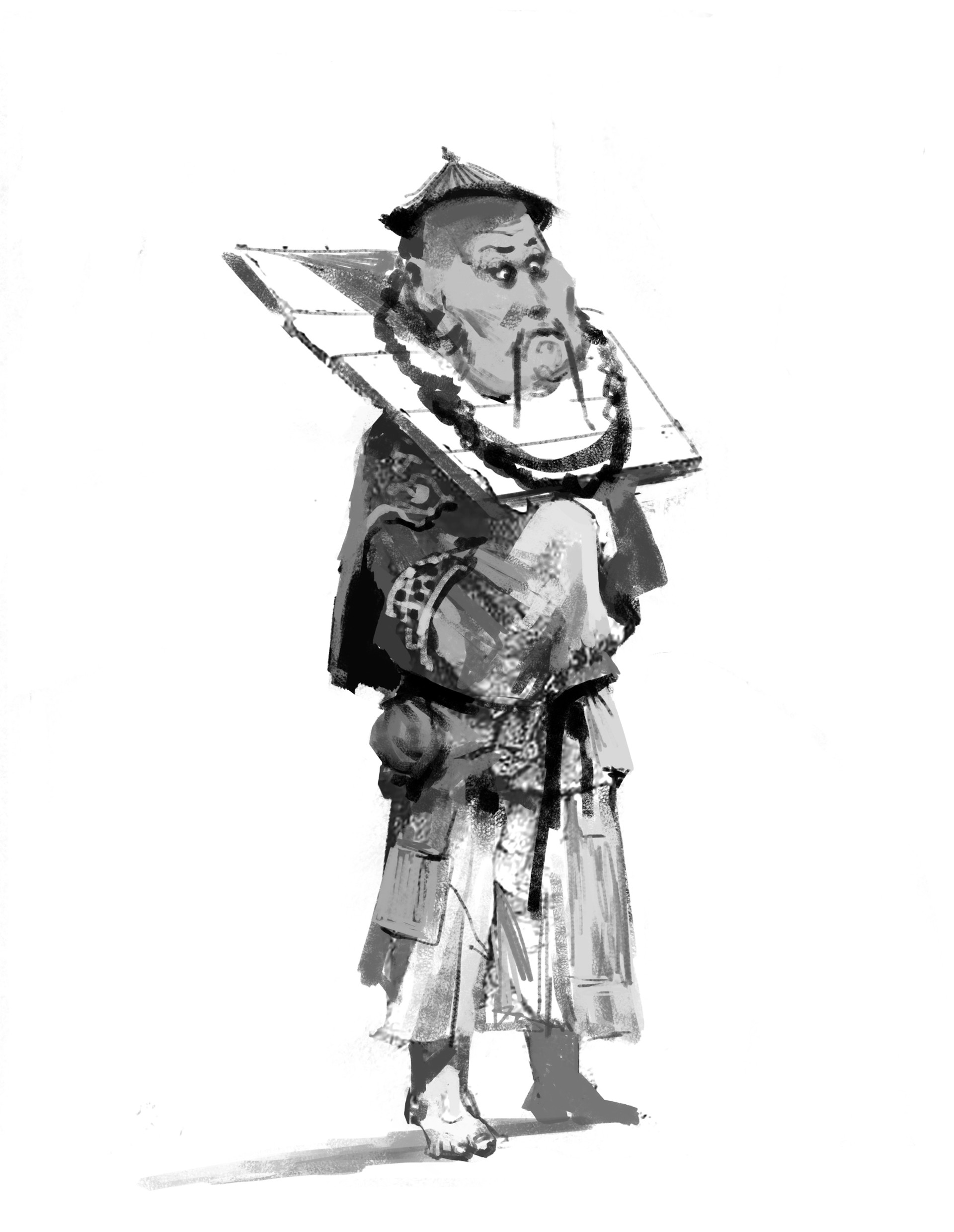 Junling Wang - A set of Oriental characters