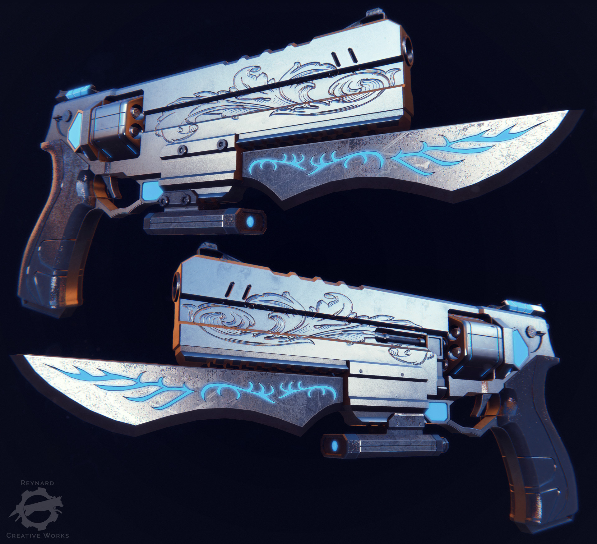ArtStation - Lynn O'hara's Handgun