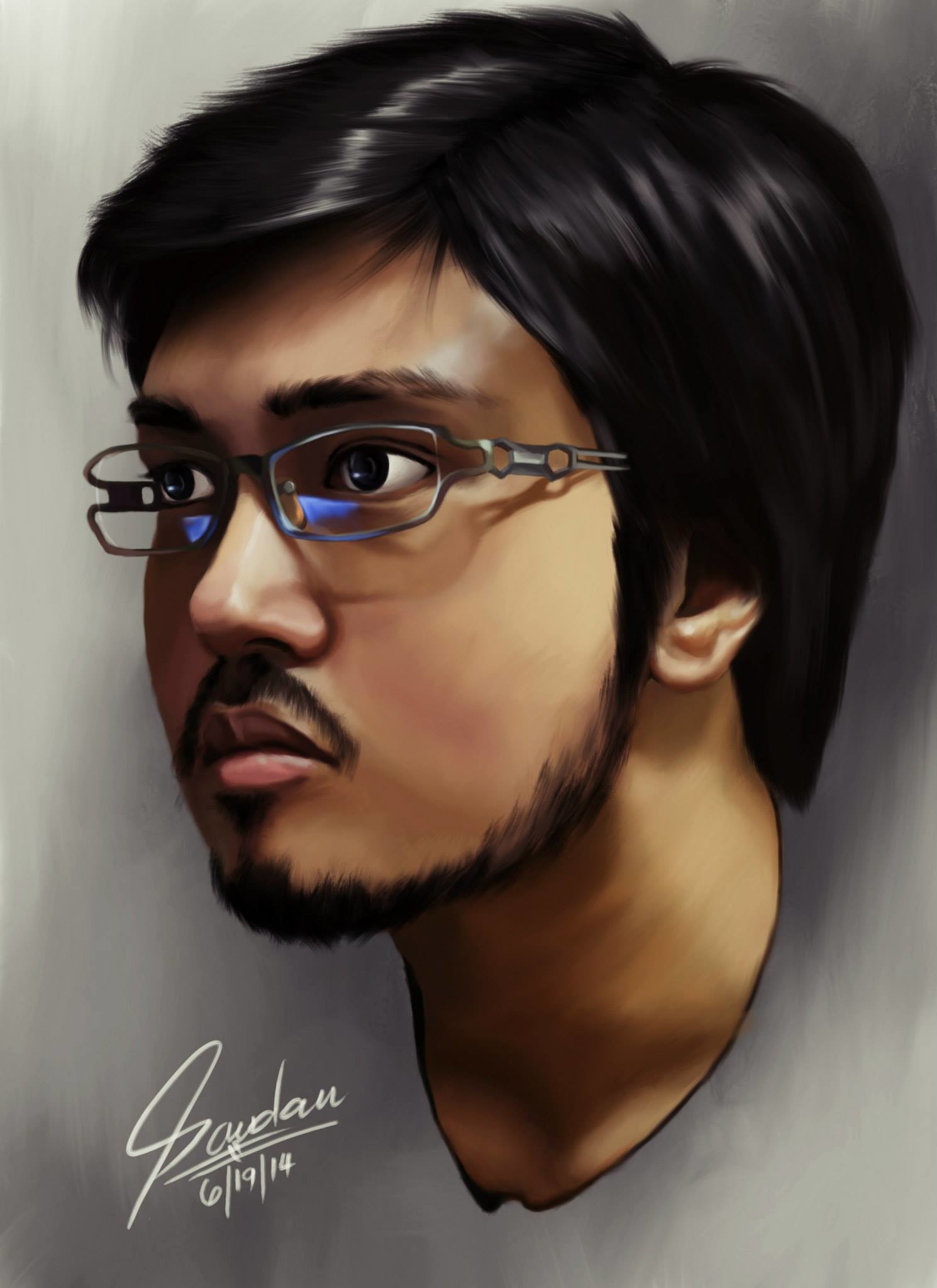 ArtStation - Dan Self Portrait