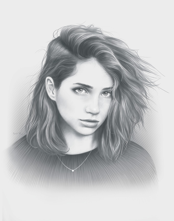 ArtStation - "Waves" Portrait