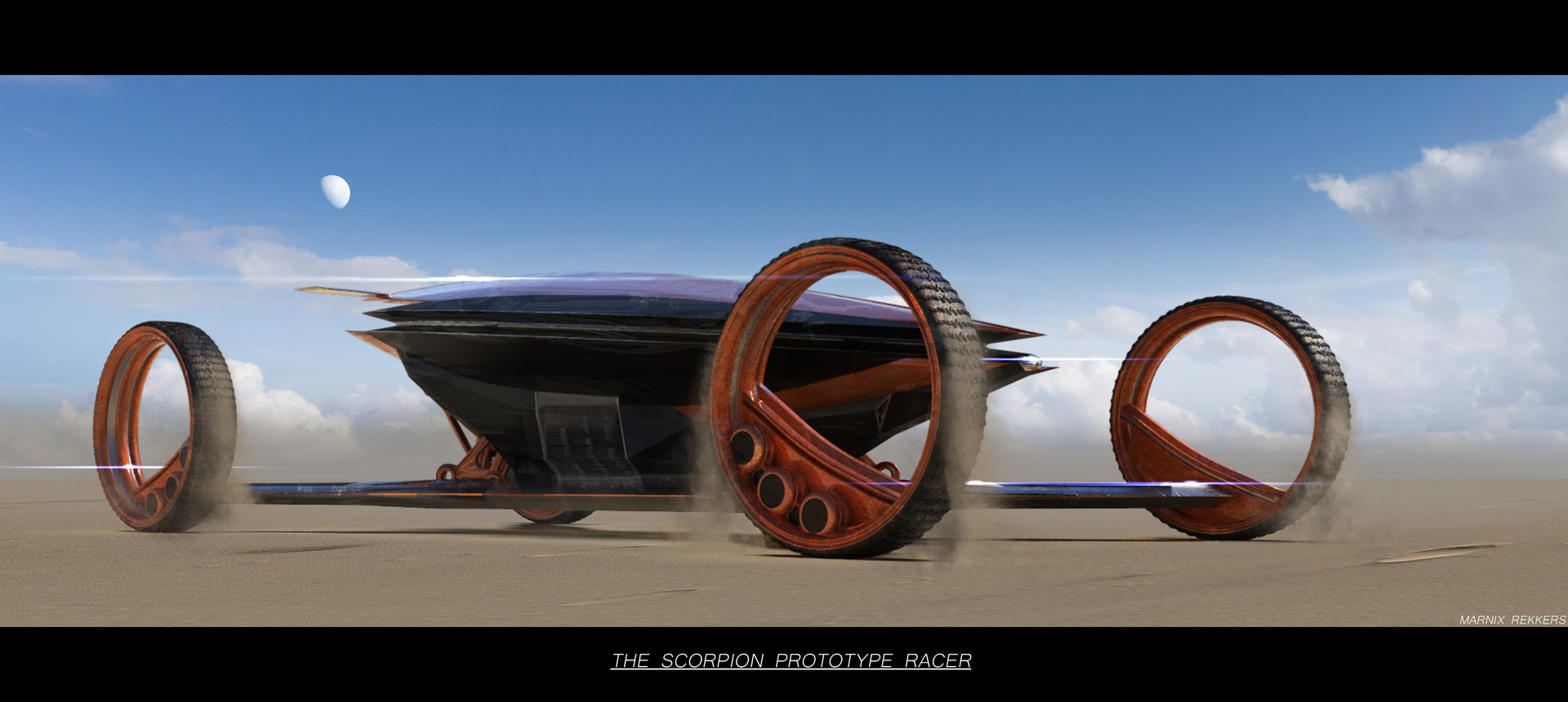 ArtStation - The scorpion Prototype car