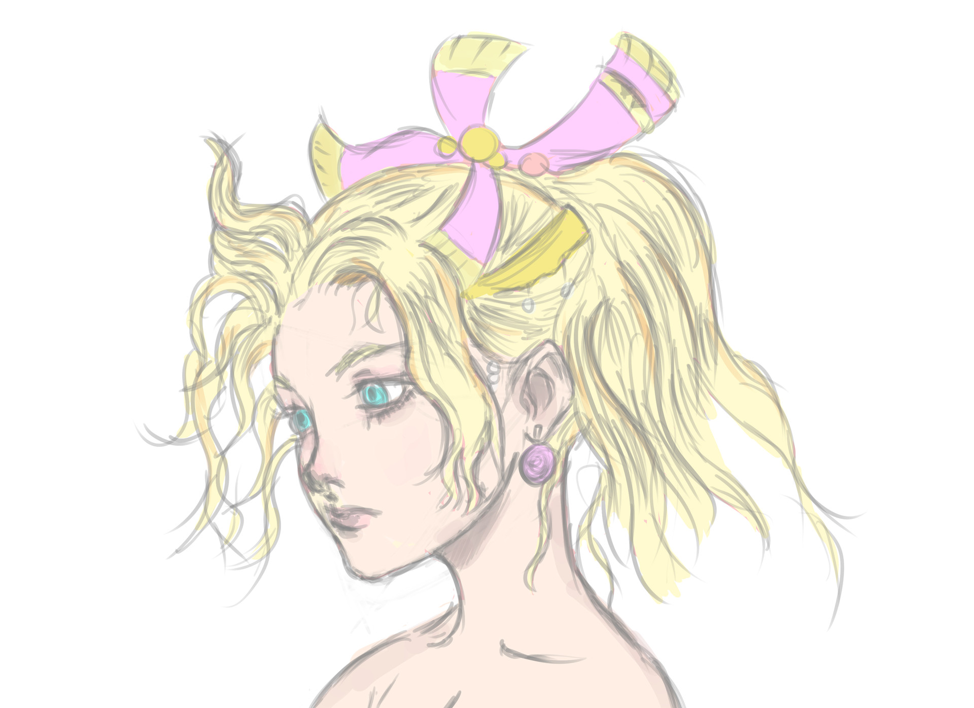 ArtStation - Terra sketch ff6