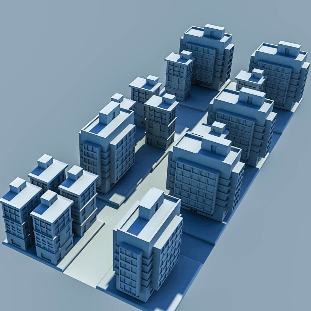 ArtStation - Building 3d modelo