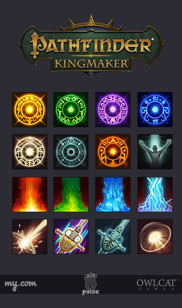 ArtStation - Ability Icons. Pathfinder: Kingmaker