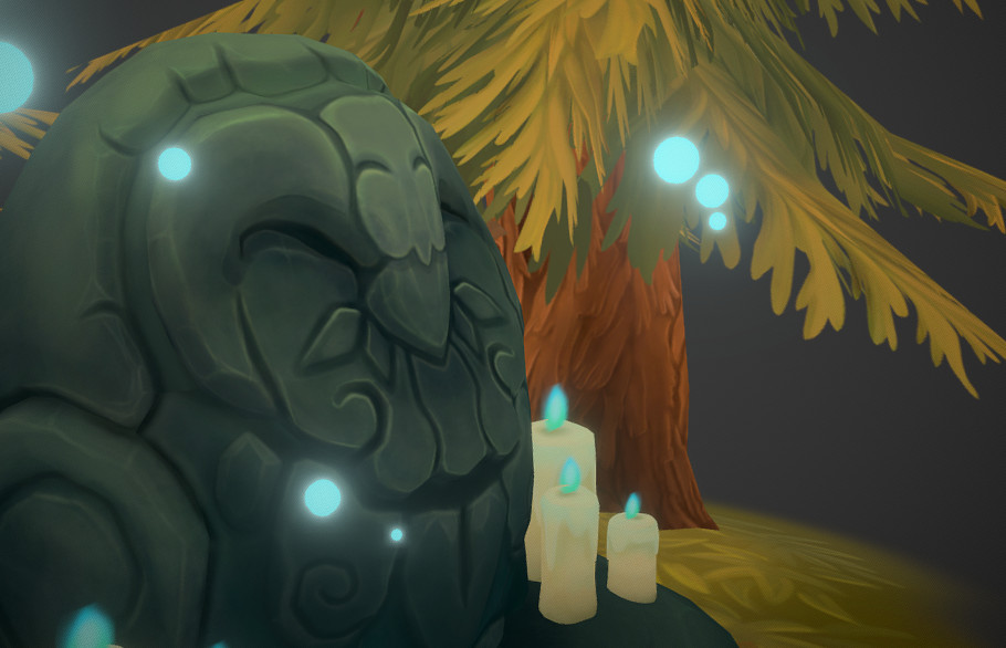 ArtStation - Small Owl Shrine