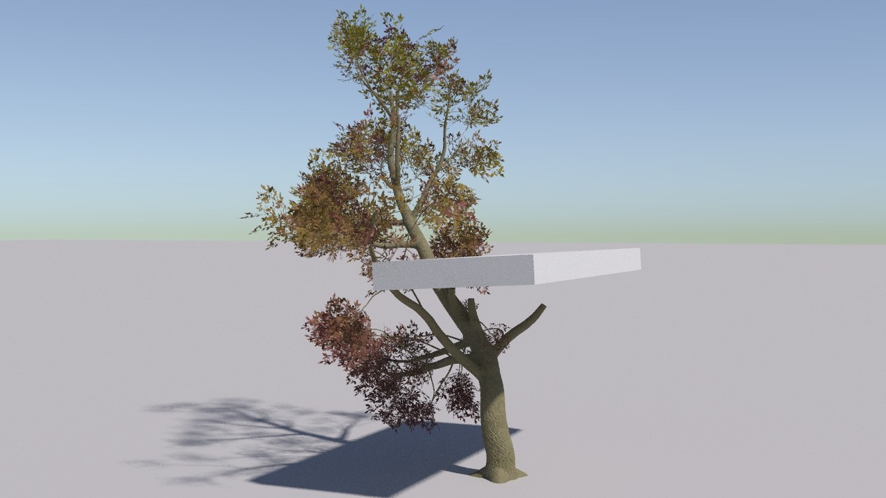 David Bertin - Houdini experiments : Procedural tree - various tests