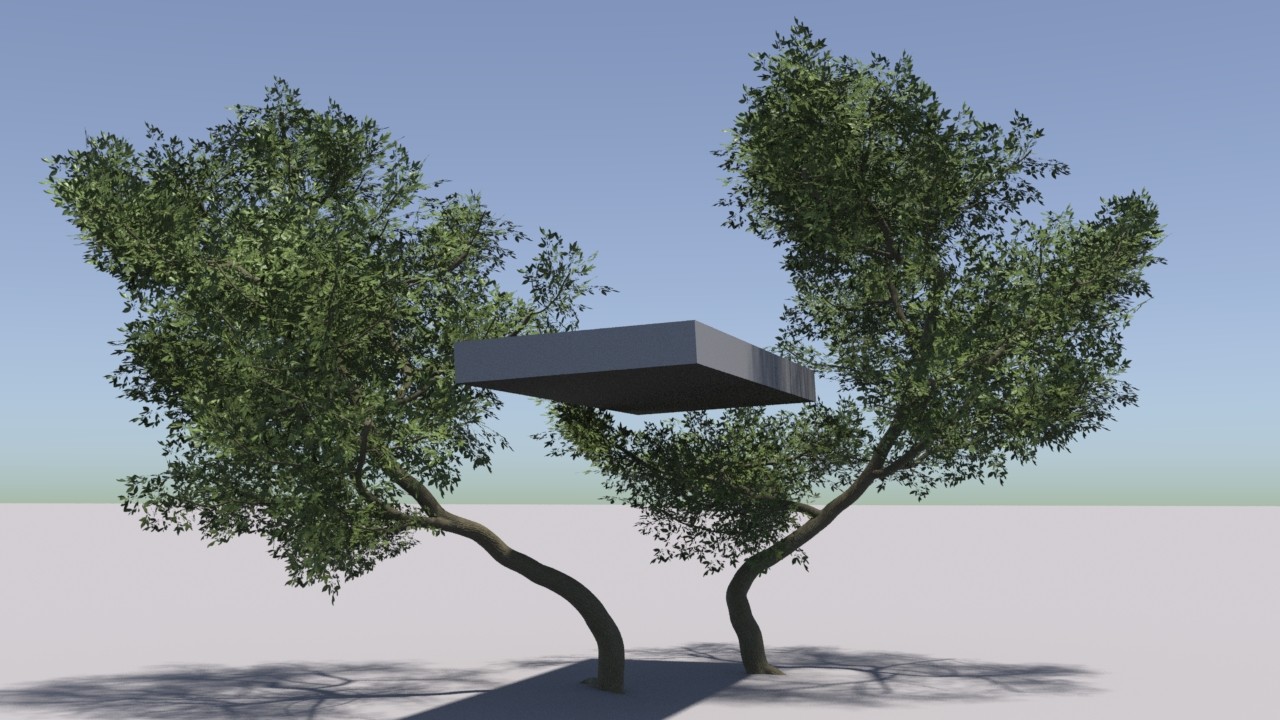 David Bertin - Houdini experiments : Procedural tree - various tests