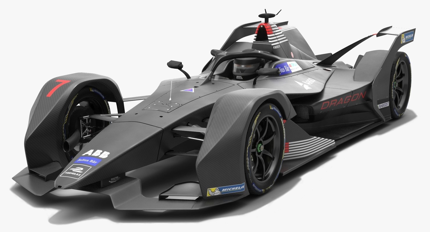 OpticalDreamSoft - Dragon Racing Formula E Season 2018 2019 3D model