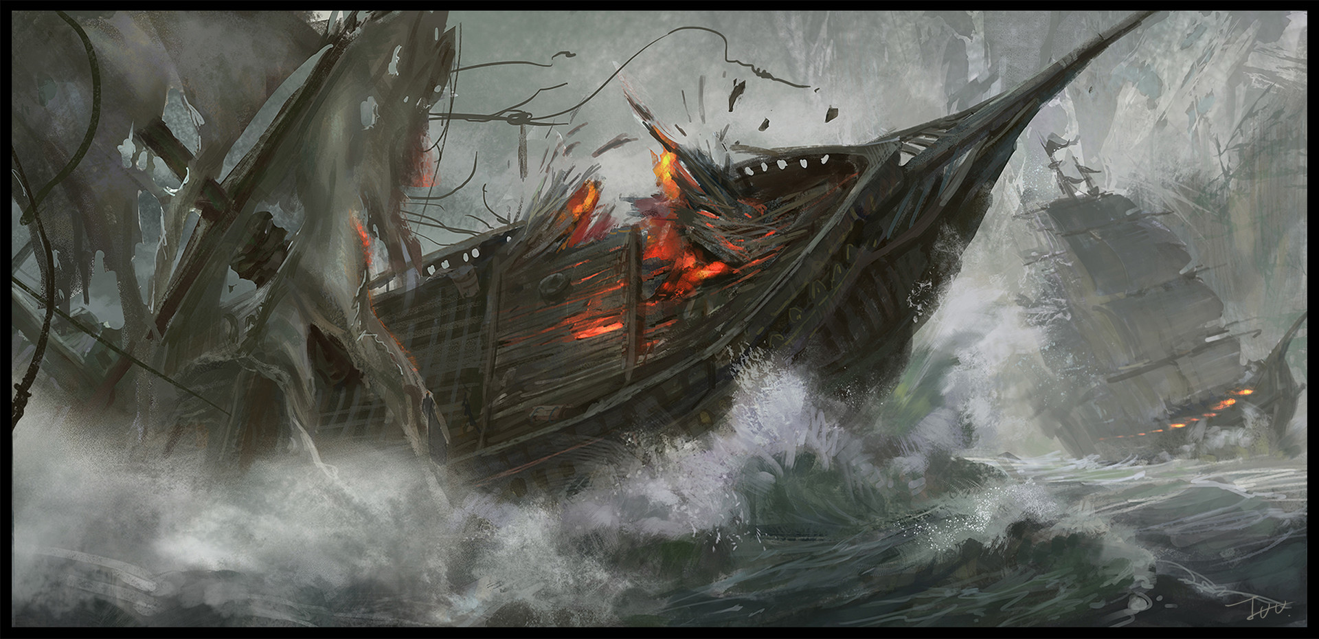 ArtStation - Naval battle