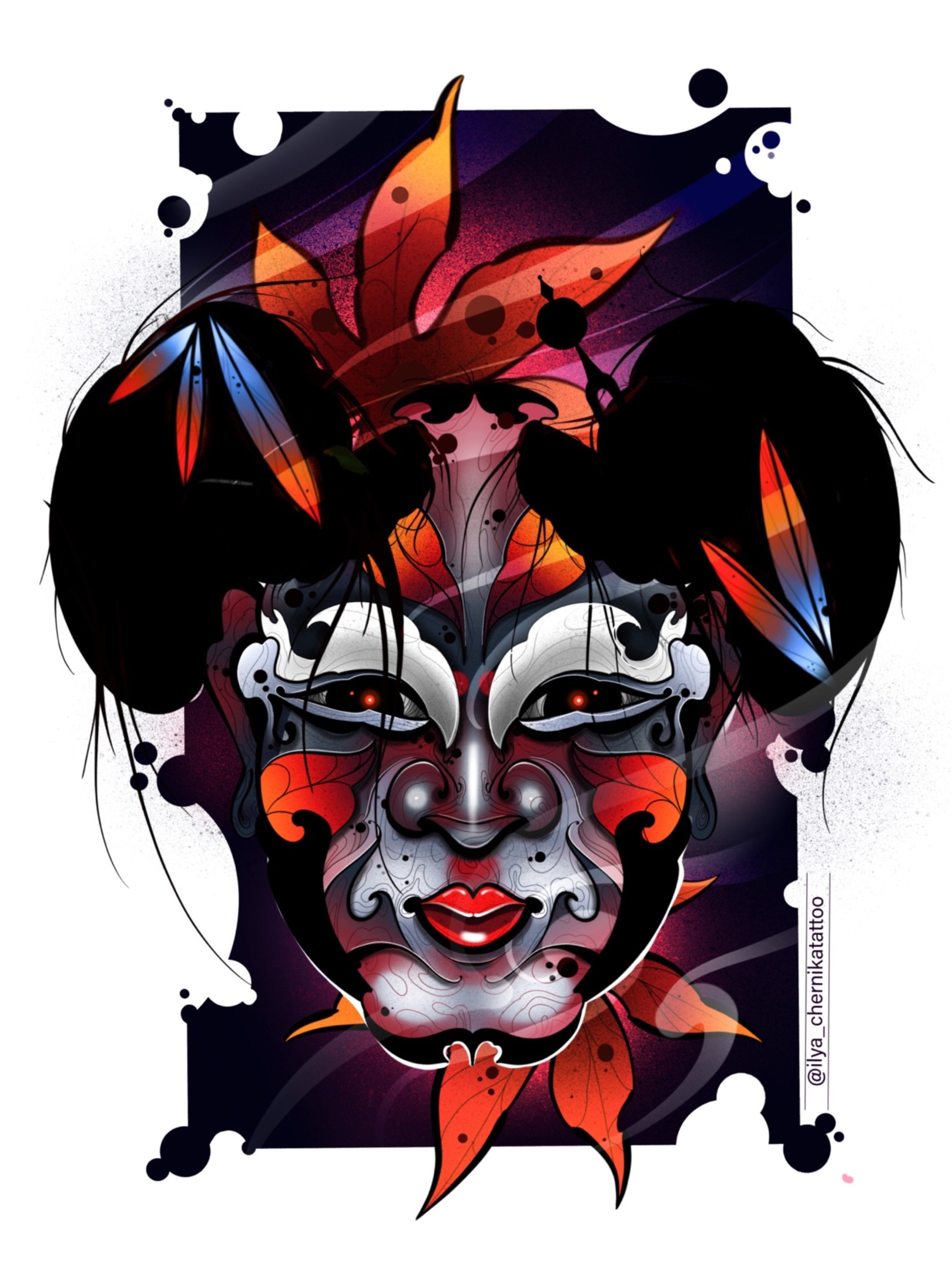 ArtStation - My own design for tattoo works