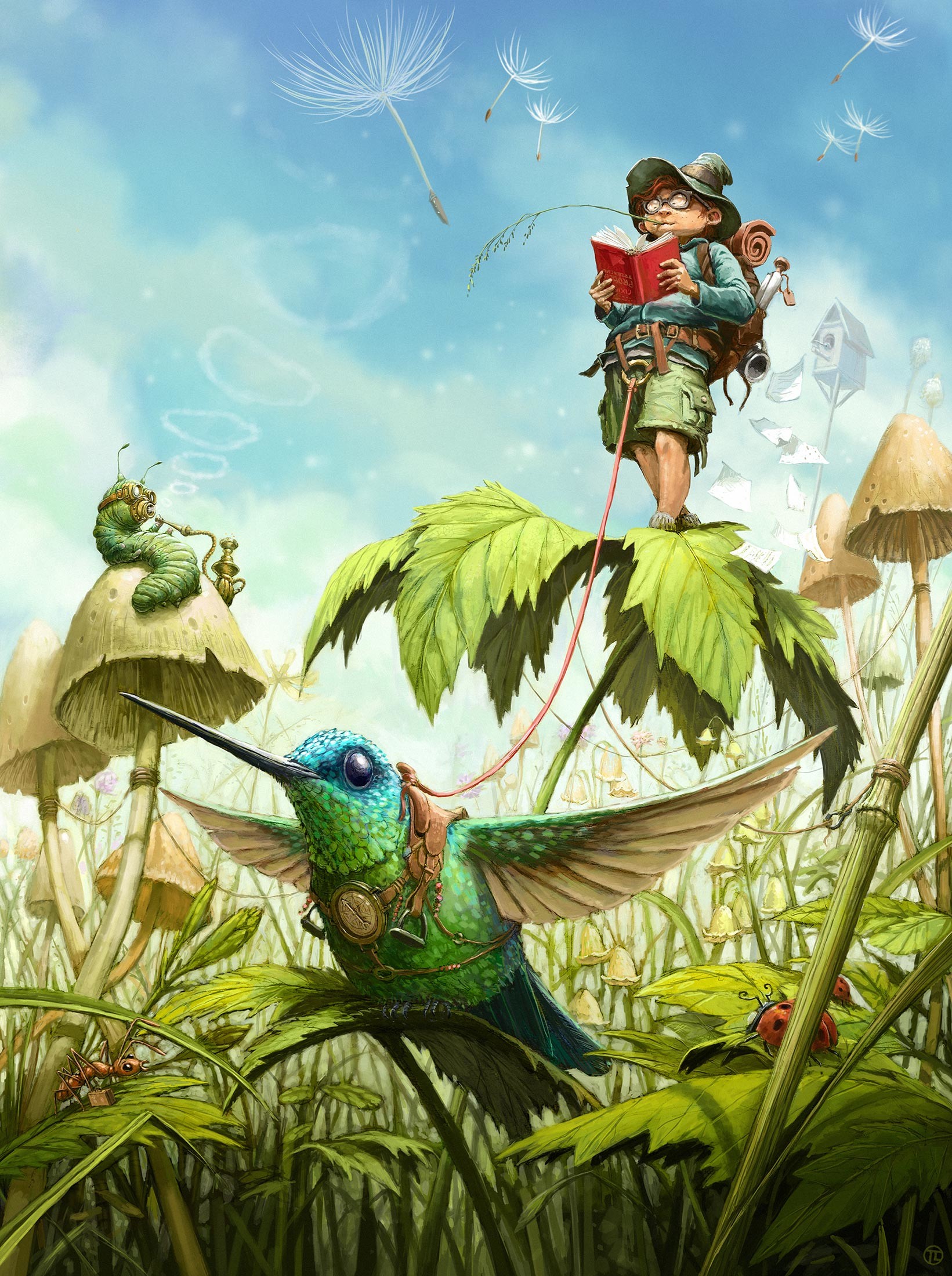 ArtStation - The Gadabout - poster illustration