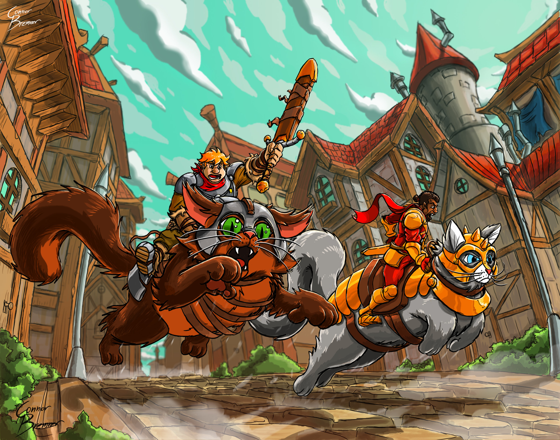 ArtStation - Cat Cavalry