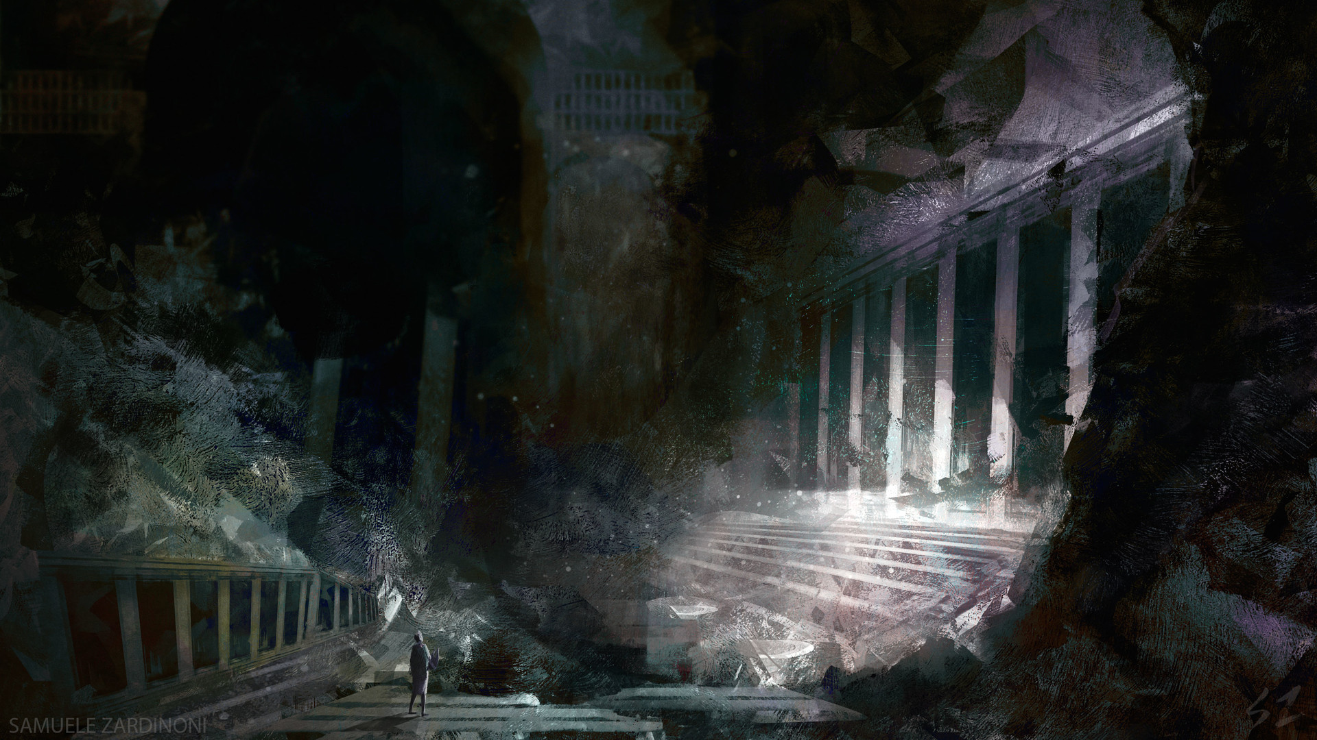 ArtStation - Cave Ruins