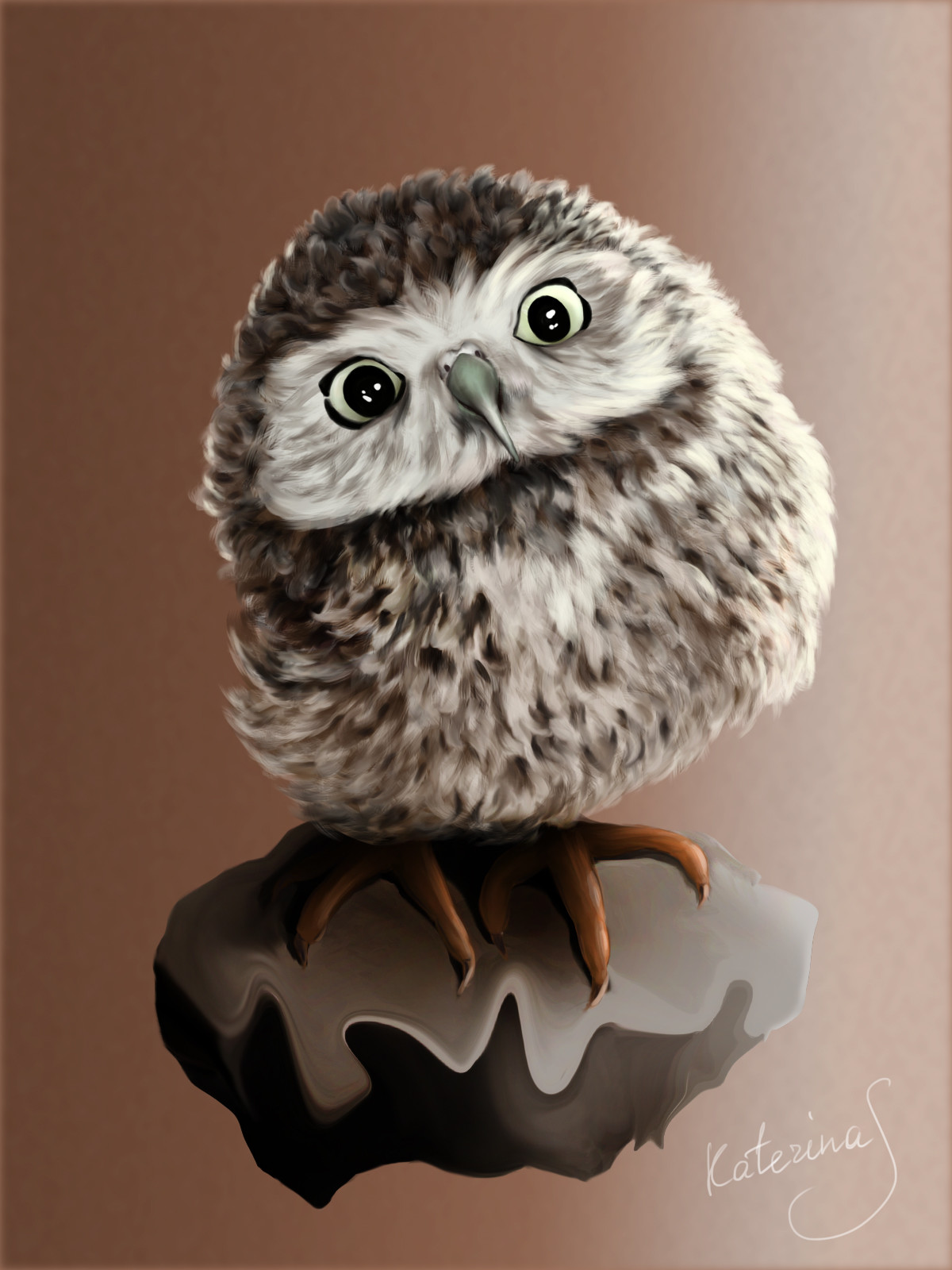 ArtStation - Little owl