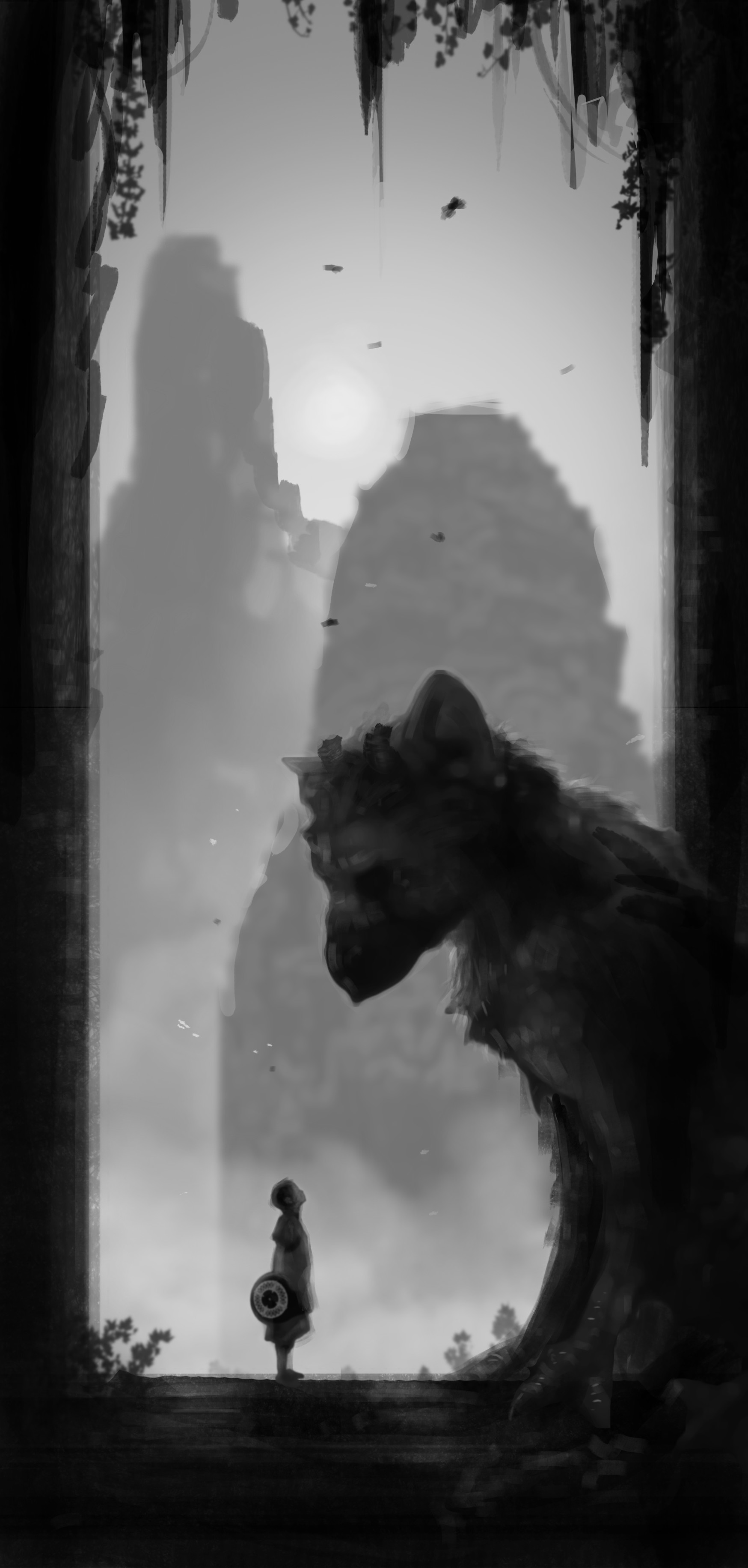 ArtStation - Last Guardian Sketch