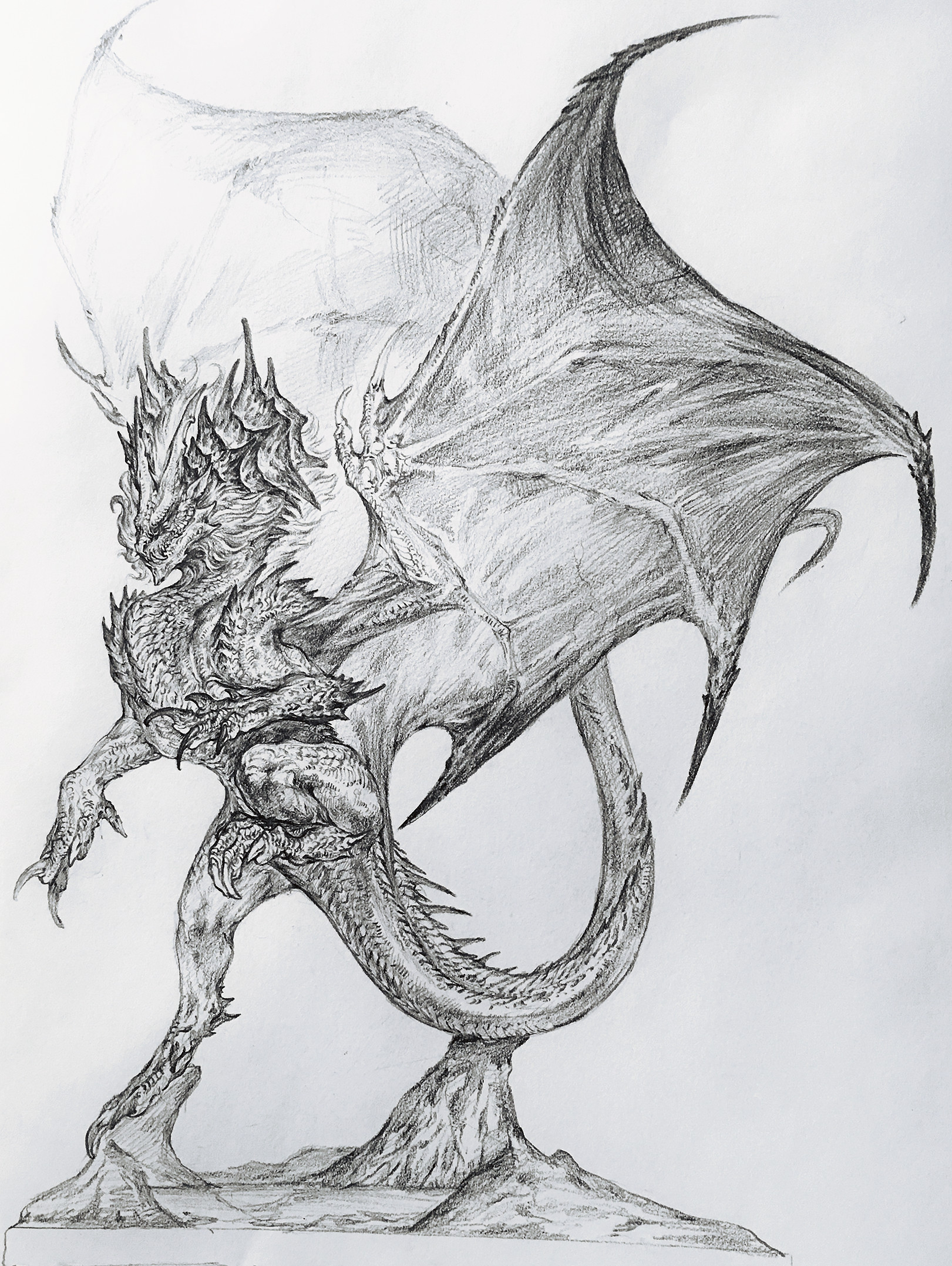 ArtStation - Red dragon