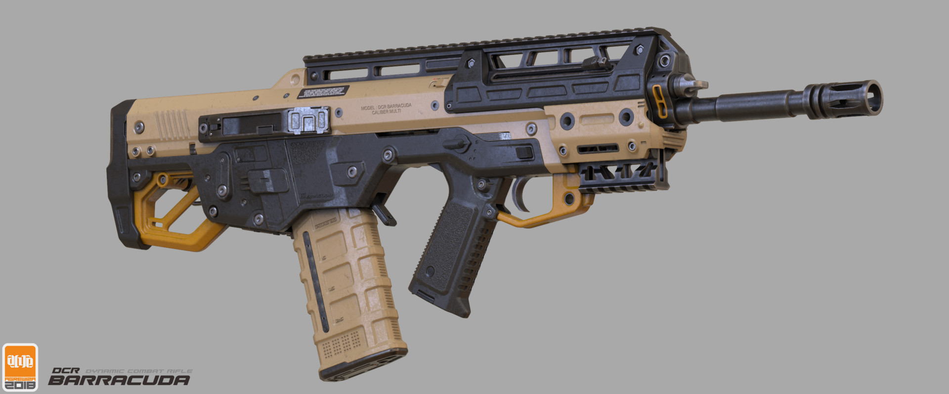 A G R É - My Bullpup Rifle Design