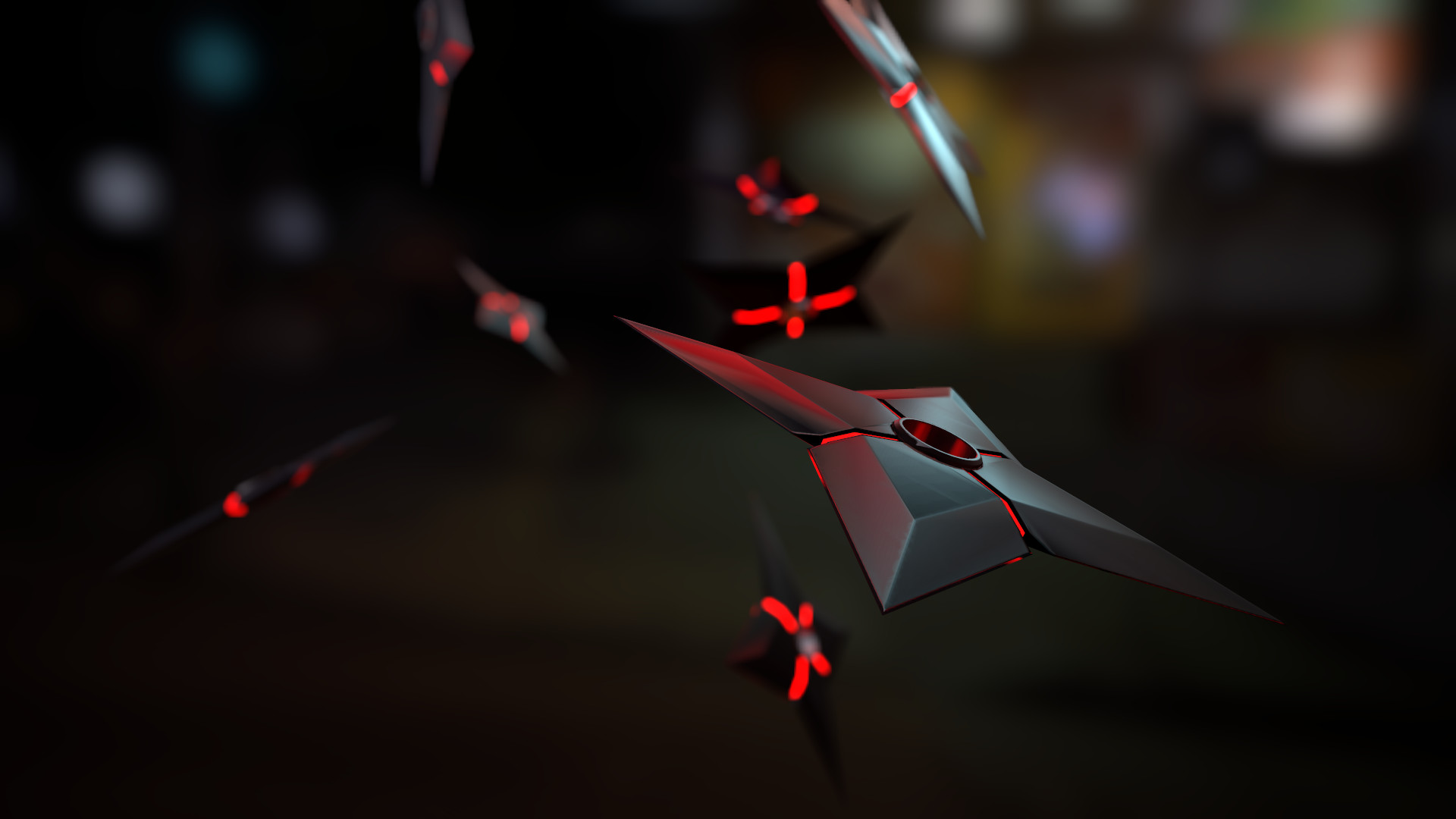 ArtStation - glowing ninja star