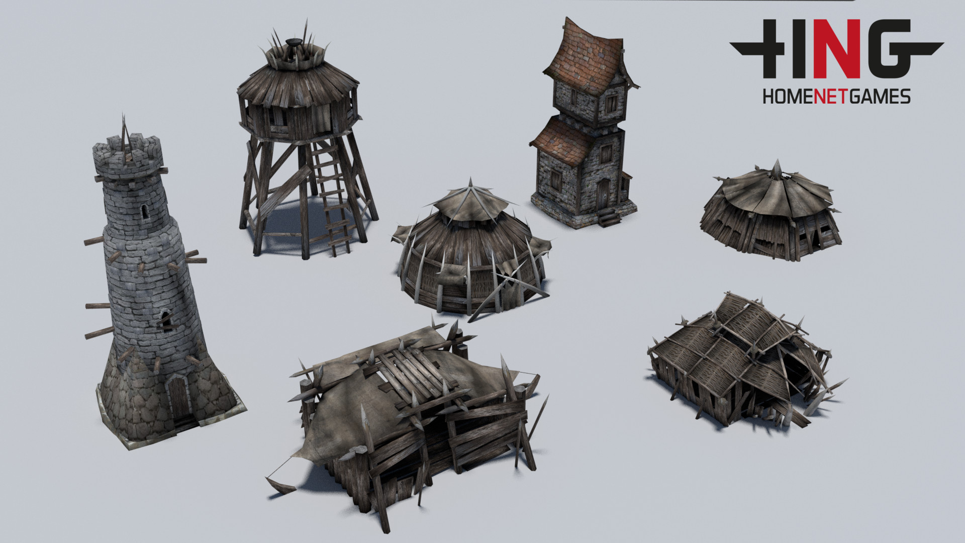 ArtStation - Hex Commander Buildings