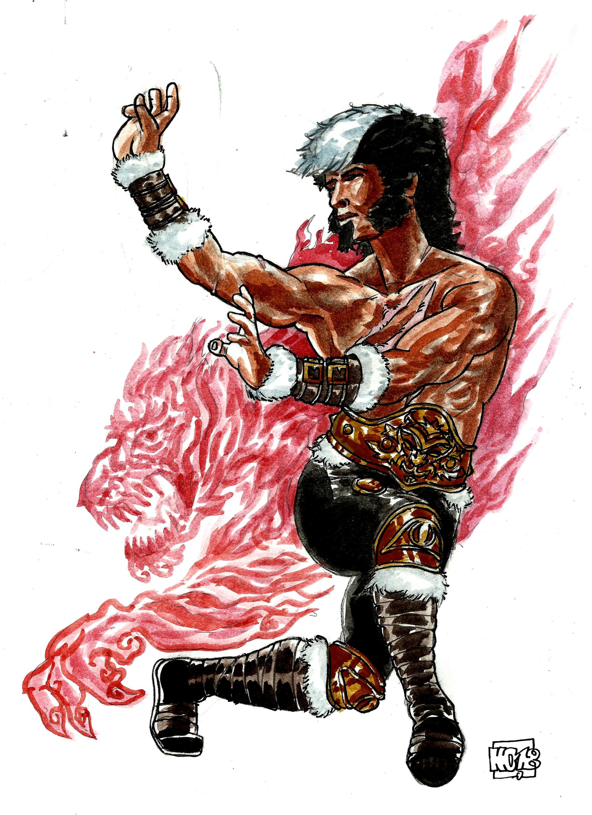 ArtStation - Hong-Furios Tiger -kastoro character