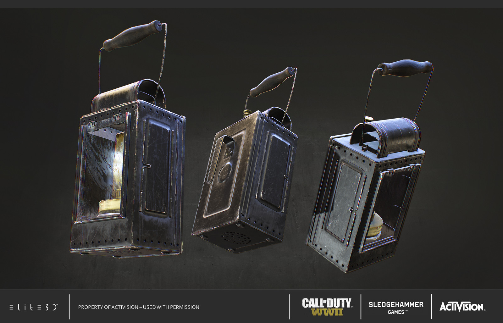 Josh Pears - Call of Duty: World War 2 - Candle Light Prop