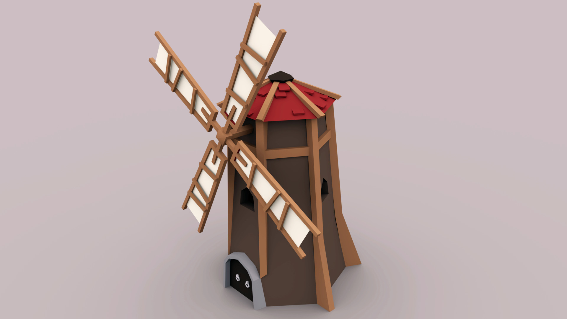 ArtStation - Lowpoly Windmill