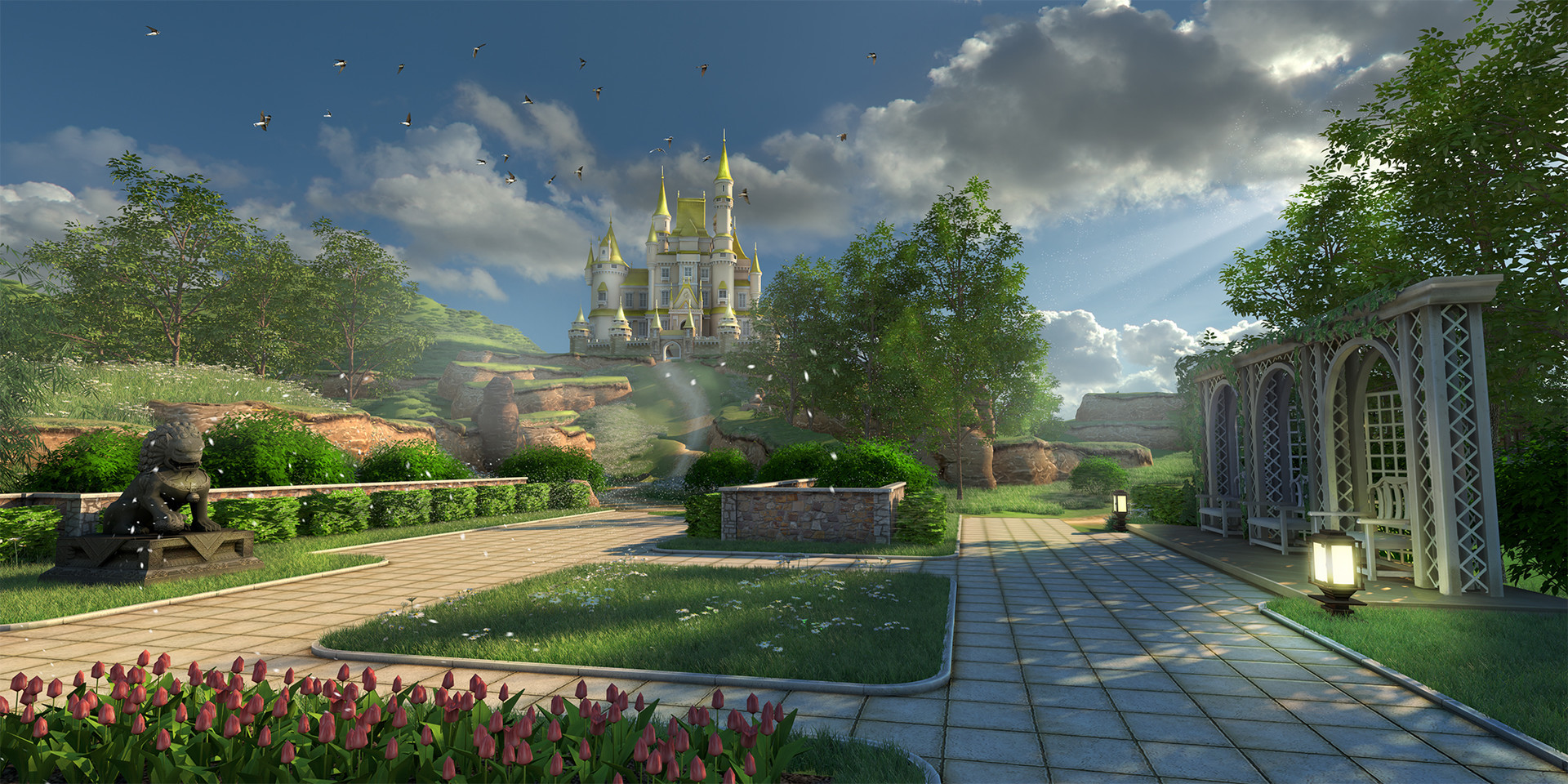 ArtStation - Castel and lobby