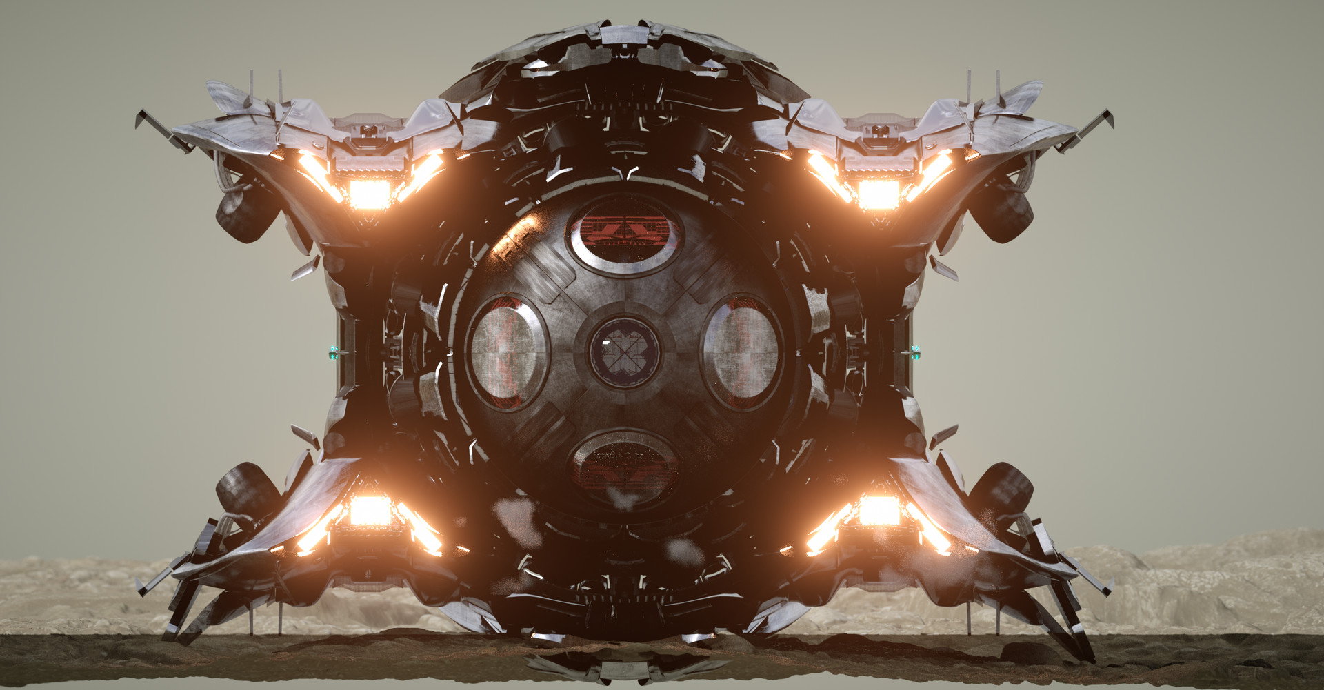 Ivan Weightman - Marvel Infinity War Escape Pod Design