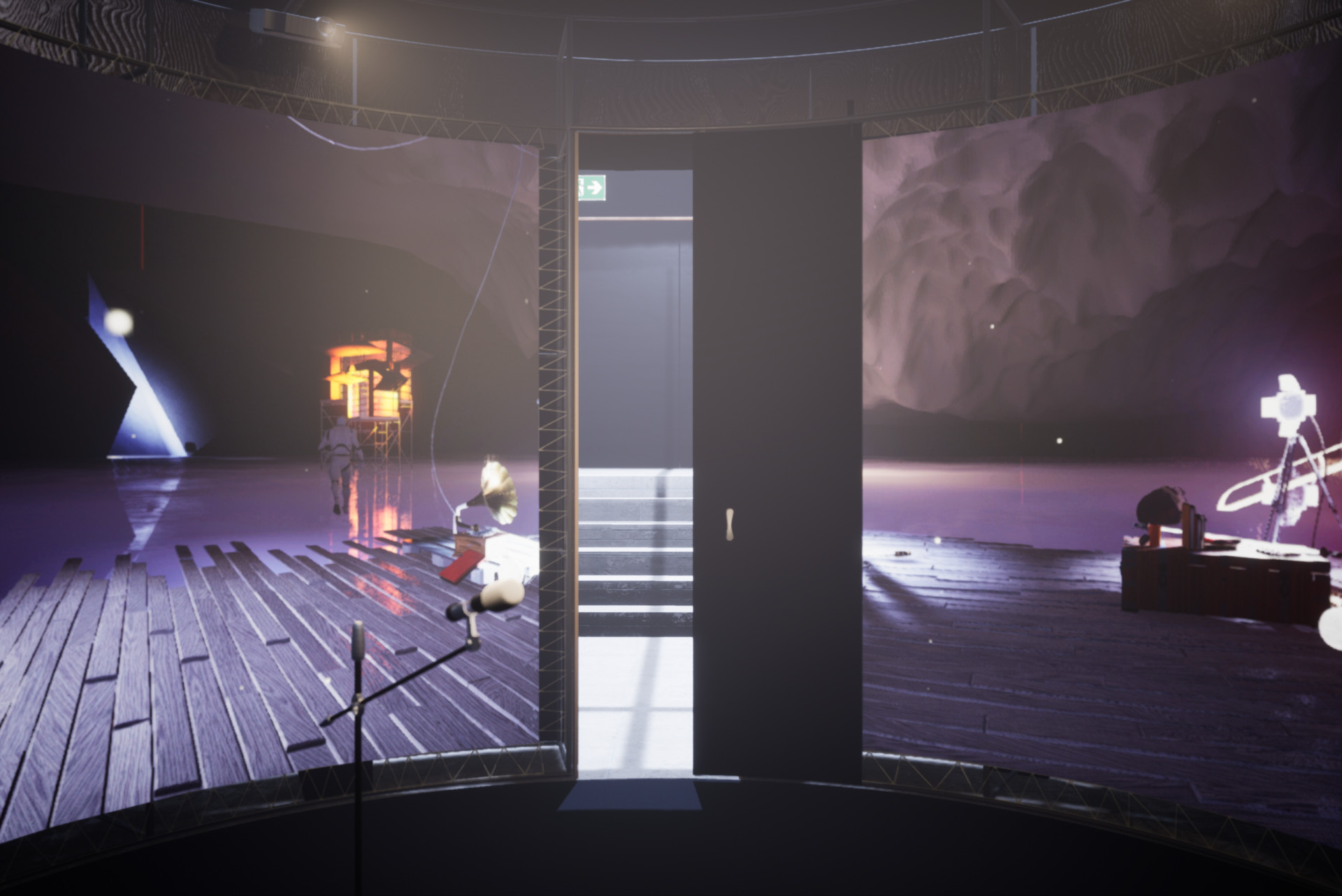 ISSI STUDIO - "Sensitive structure", immersive space for UE4