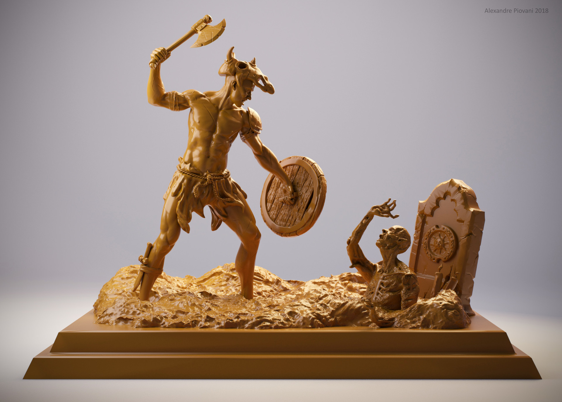 ArtStation - Zombie Hunter - Halloween Contest - 3d.sk