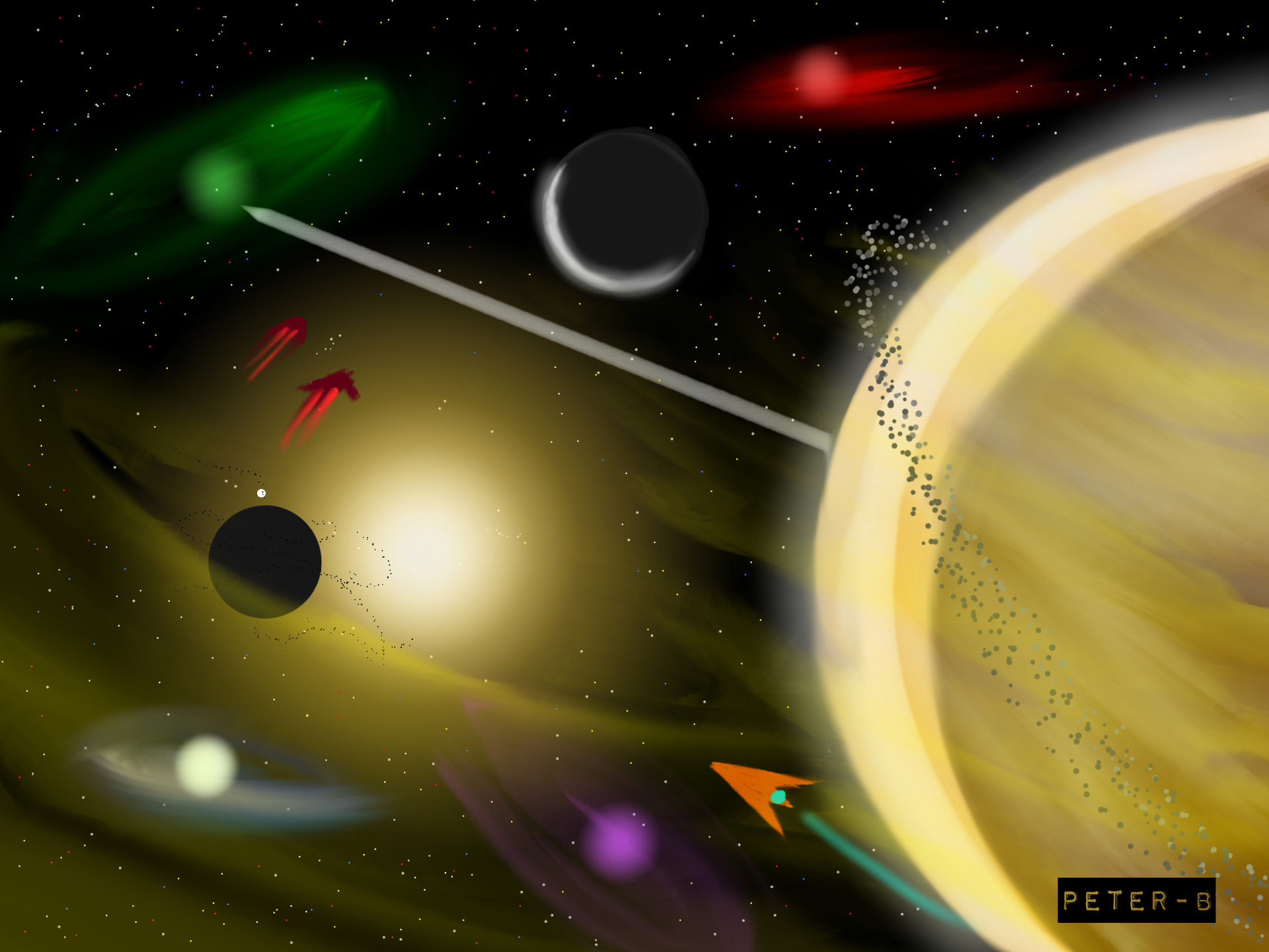 ArtStation - Galaxy Solar System