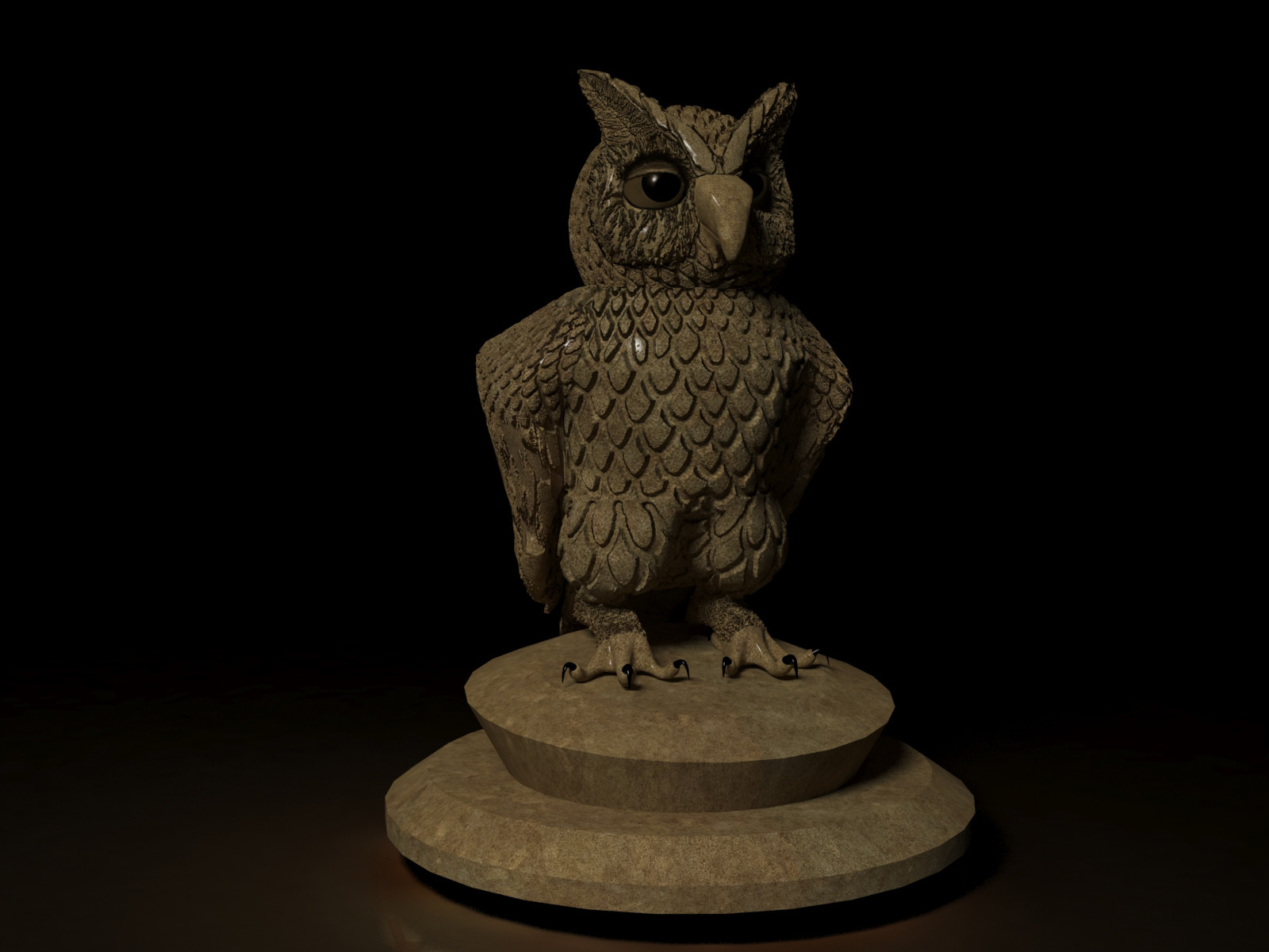 ArtStation - Owl figurine