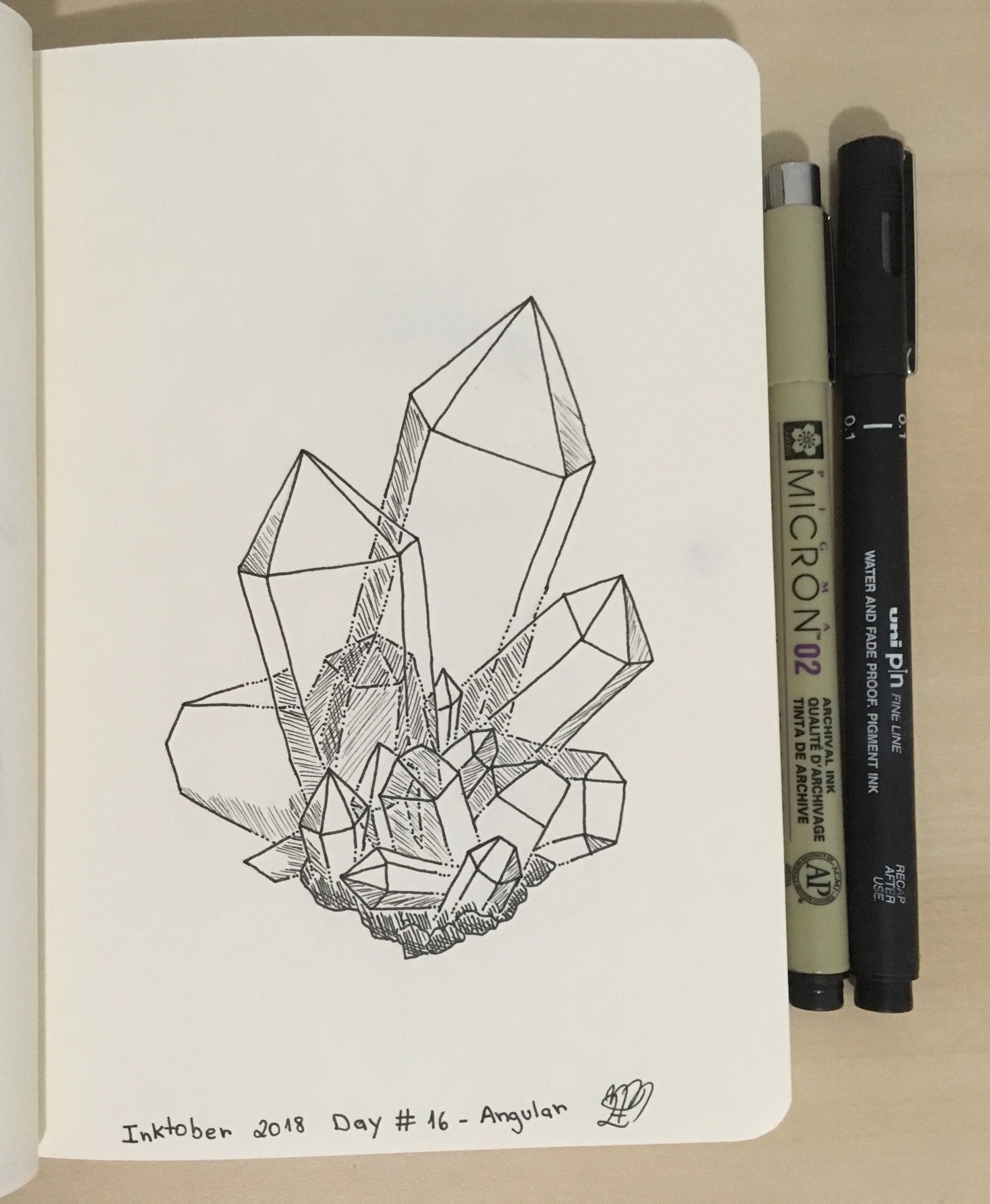 ArtStation - InkTober day 16 - Angular