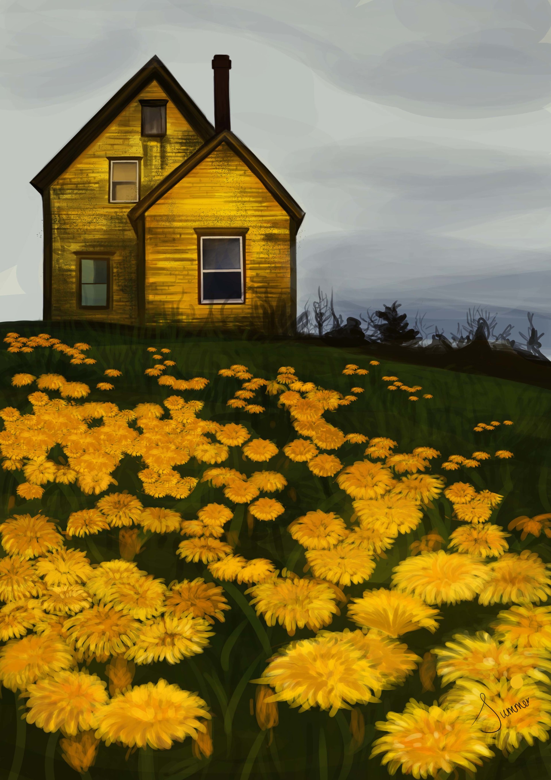 ArtStation - Yellow House
