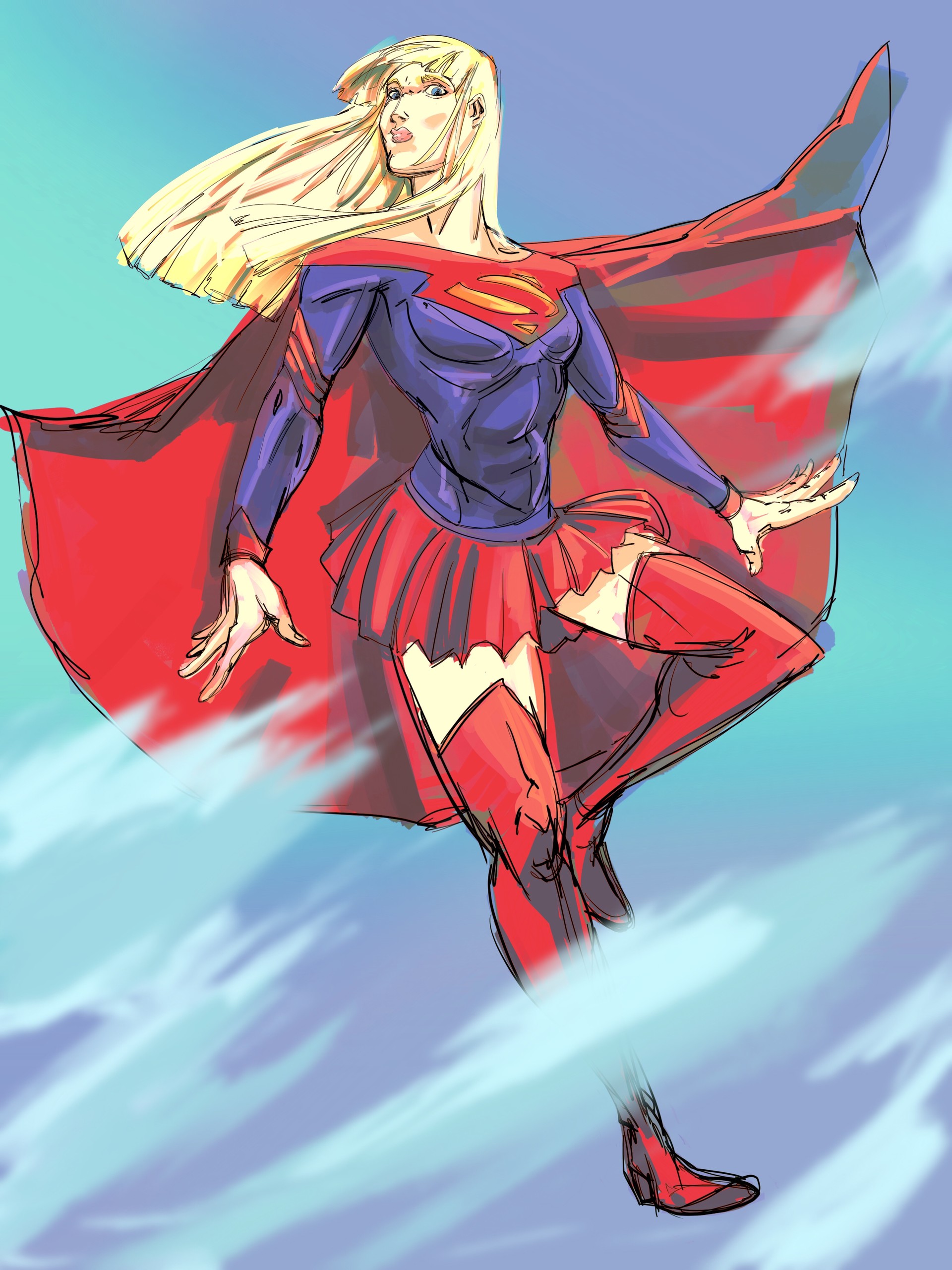 ArtStation - Just a Girl from Krypton