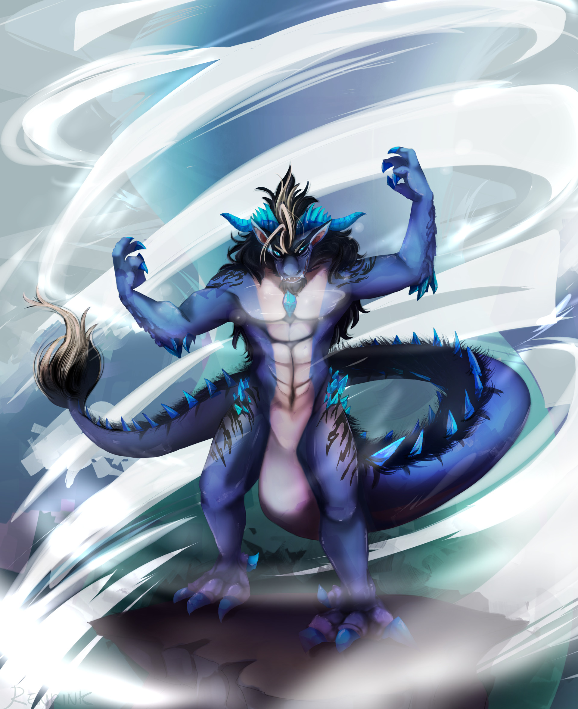 ice dragon demon