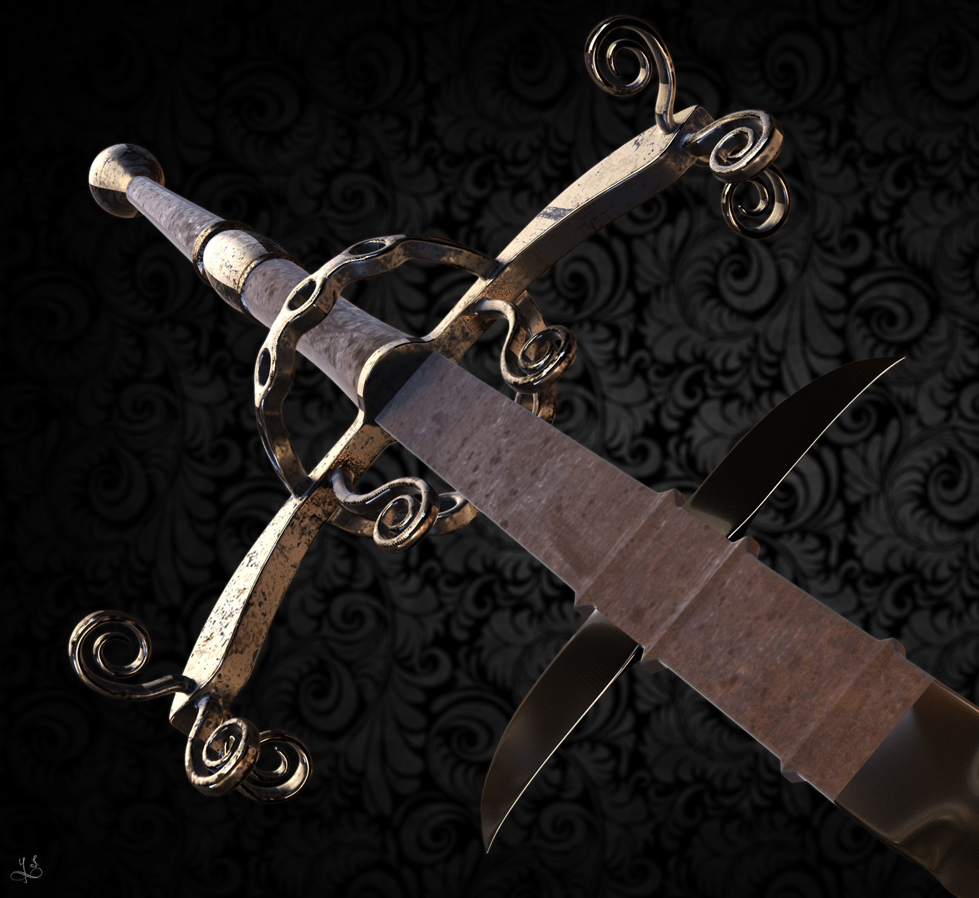 ArtStation - The German Landsknechte Greatsword