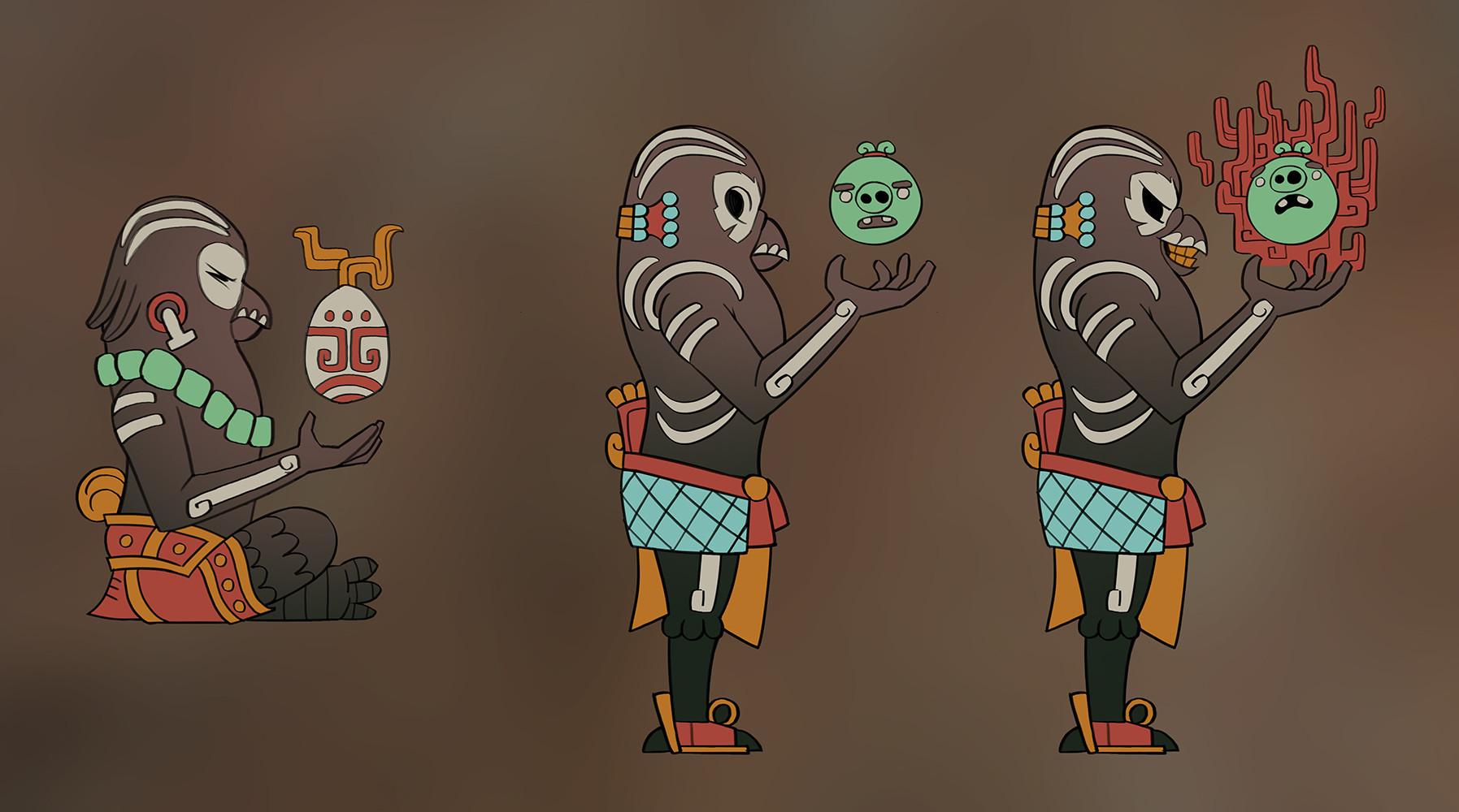 Tozani - Visual development for Eddie the Bird reveal trailer.