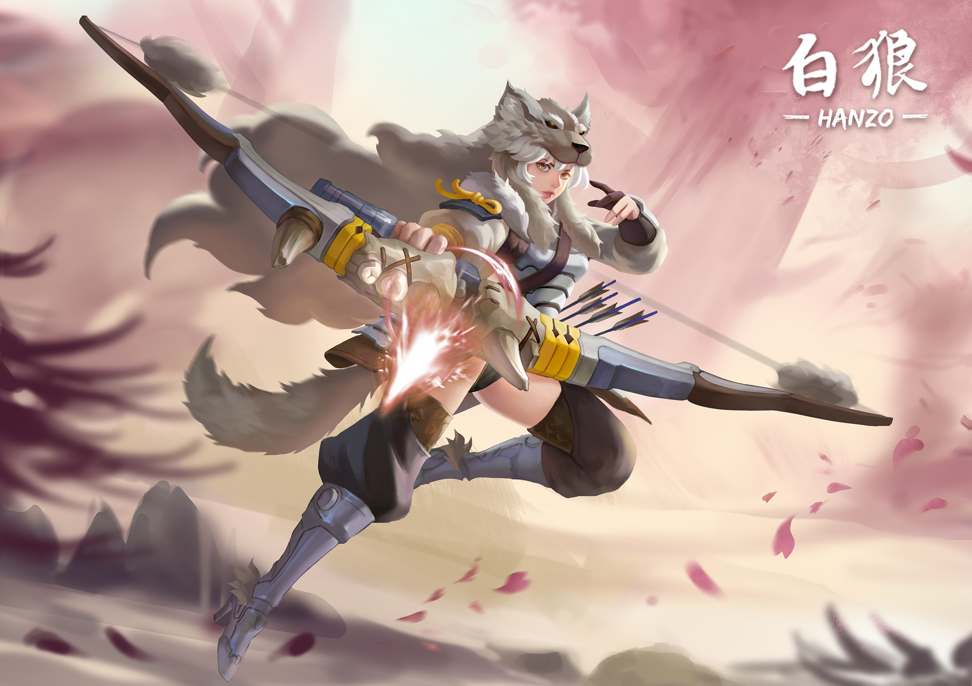 ArtStation - OverWatch-Hanzo fanart, Zoe Feng