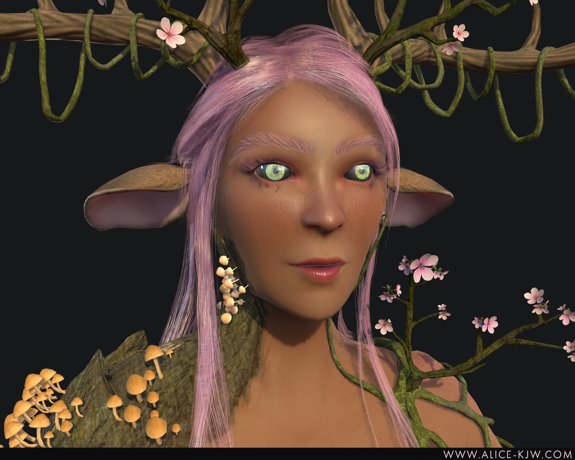 Alice Wu - Sakura Dryad and Treant