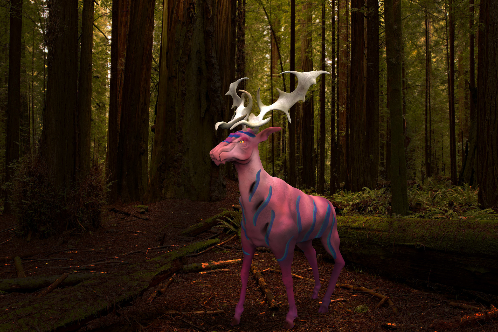 ArtStation - jaw deer