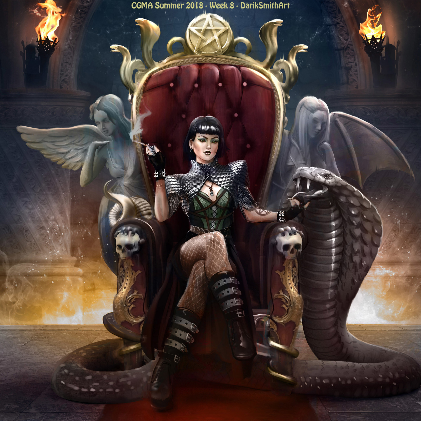 Darik Smith - Character Design - Snake Queen