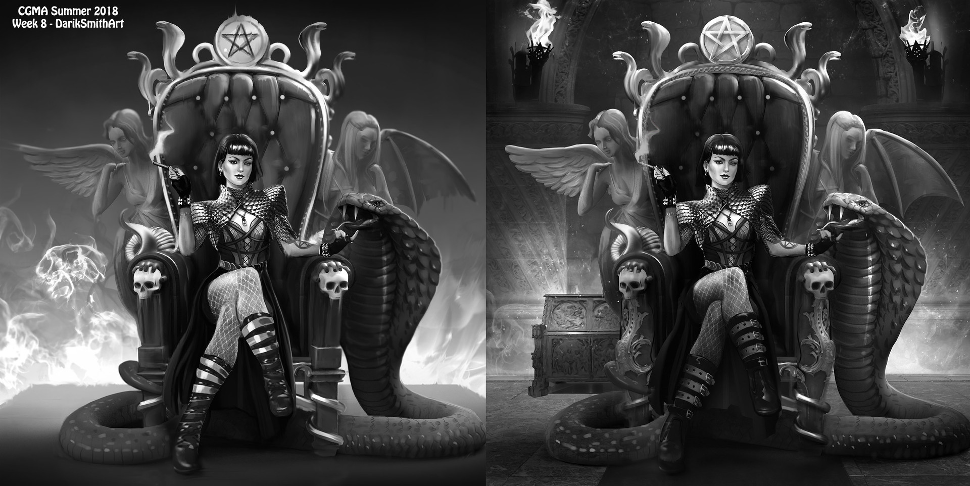 Darik Smith - Character Design - Snake Queen