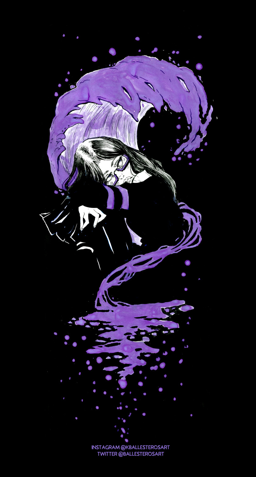 ArtStation - Purple Iridescent Ink