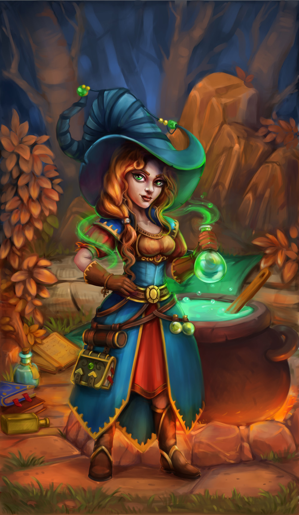 ArtStation - Alchemyst girl